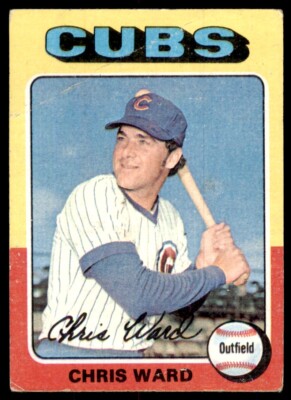 1975 TOPPS. CHRIS WARD CHICAGO CUBS #587 (T105) | eBay