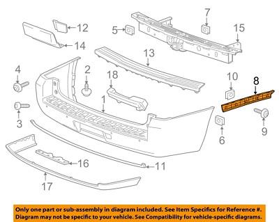 GM OEM 15-20 Escalade ESV Rear Bumper Bumper Components-Side Bracket ...