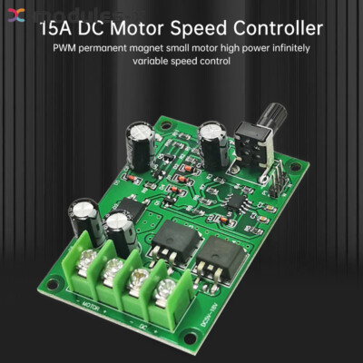 DC Motor Speed Controller DC5-18V 15A PWM Stepless Motor Driver Control ...