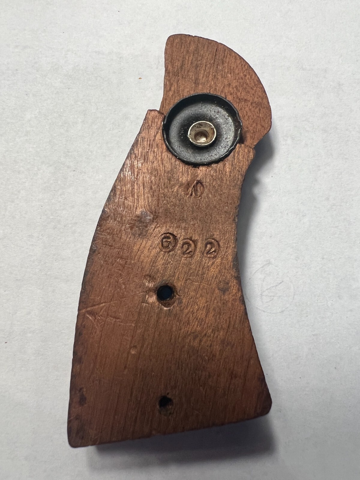 LEFT SIDE OEM Taurus Model 82 38 Special Revolver Wood Grip Panels ...