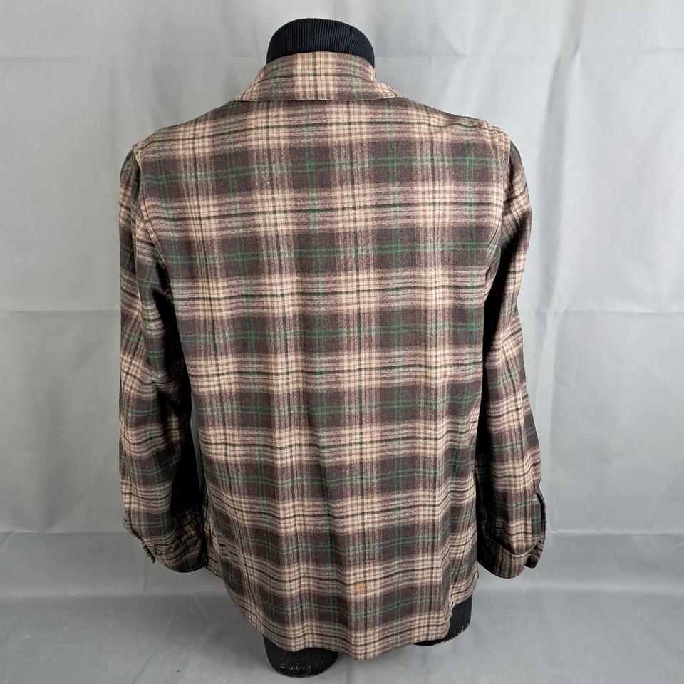Pendleton 49er Jacket XL Men Heritage Collection Plaid Jacket Shirt Shacket USA | eBay