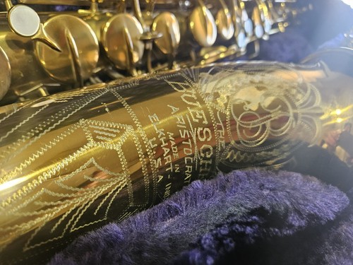 🎷 BUESCHER ARISTOCRAT BIG B TENOR SAXOPHONE ORIGINAL LACQUER SHOP ...