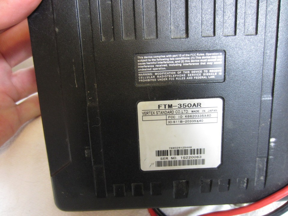 Yaesu FTM-350 Dual Band FM Transceiver Untested | eBay