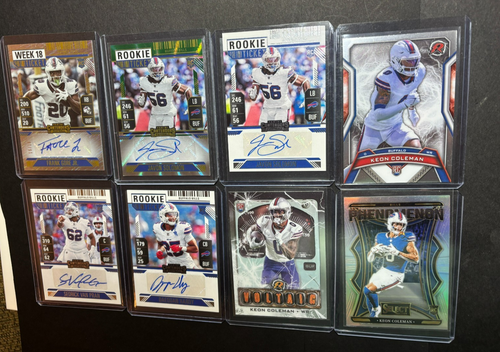 Frank Gore Jr Contenders Week 18 auto 16/18 rookie Keon Coleman RC lot ...