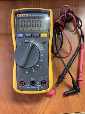 Fluke 115 Digital Multimeter with Leads True-RMS | eBay
