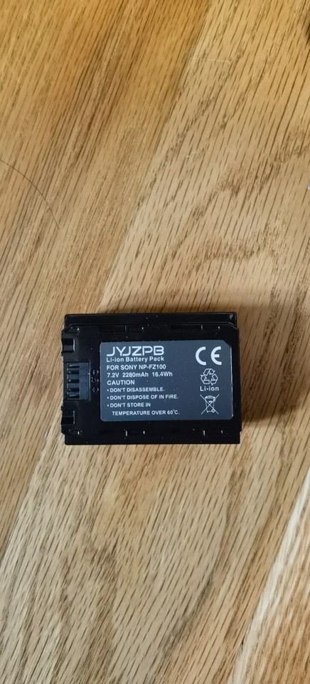 JYJZPB DB-FZ100 Battery Charger for Sony A7IV, A7 III, A1, A7R I (w/ 2 ...