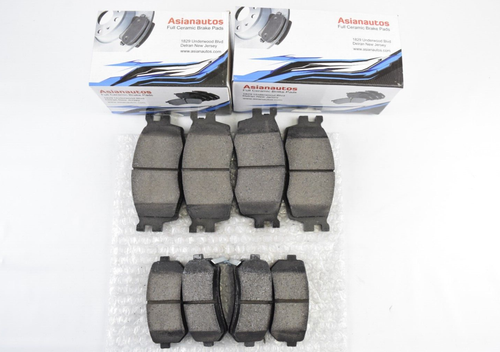 Asianautos Full Ceramic Front and Rear Brake Pads For Kia Rio 2006-2011 ...