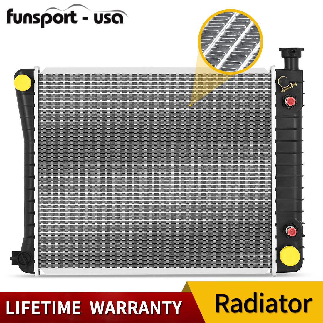 20" Core Radiator for 88-93 Chevy GMC C K 1500 2500 3500 92-95 C/K ...