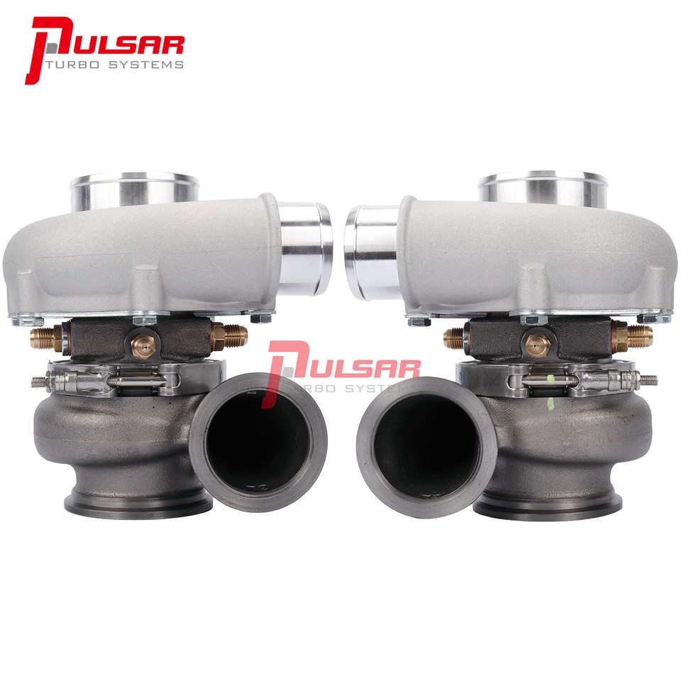 Pulsar Turbo 4849G Dual Ball Bearing Mirror Turbo+Vband to T4 Adaper*2 ...