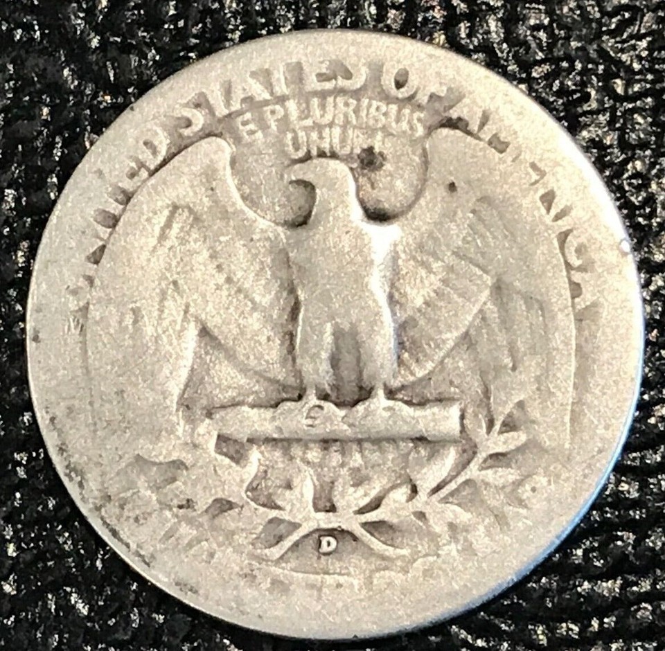 VINTAGE 1939 D SILVER WASHINGTON QUARTER-OLD US COIN-SEP122 | eBay