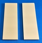 2 Ivory Juma .375" Knife Handle Material Blank Scales 6" x 2" x 3/8" | eBay
