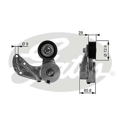 Gates Drive Belt Tensioner 38317 fits Porsche Cayenne 9PA 3.6 | eBay ...