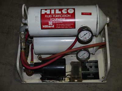 HILLIARD HILCO HYFLOW 01511-6590-0002 OIL FILTER PURIFICATION 80 PSI 5. ...