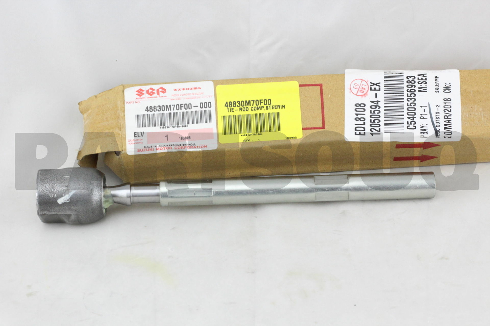 48830M70F00 Genuine Suzuki TIE ROD, STEERING 48830-M70F0-0 | eBay