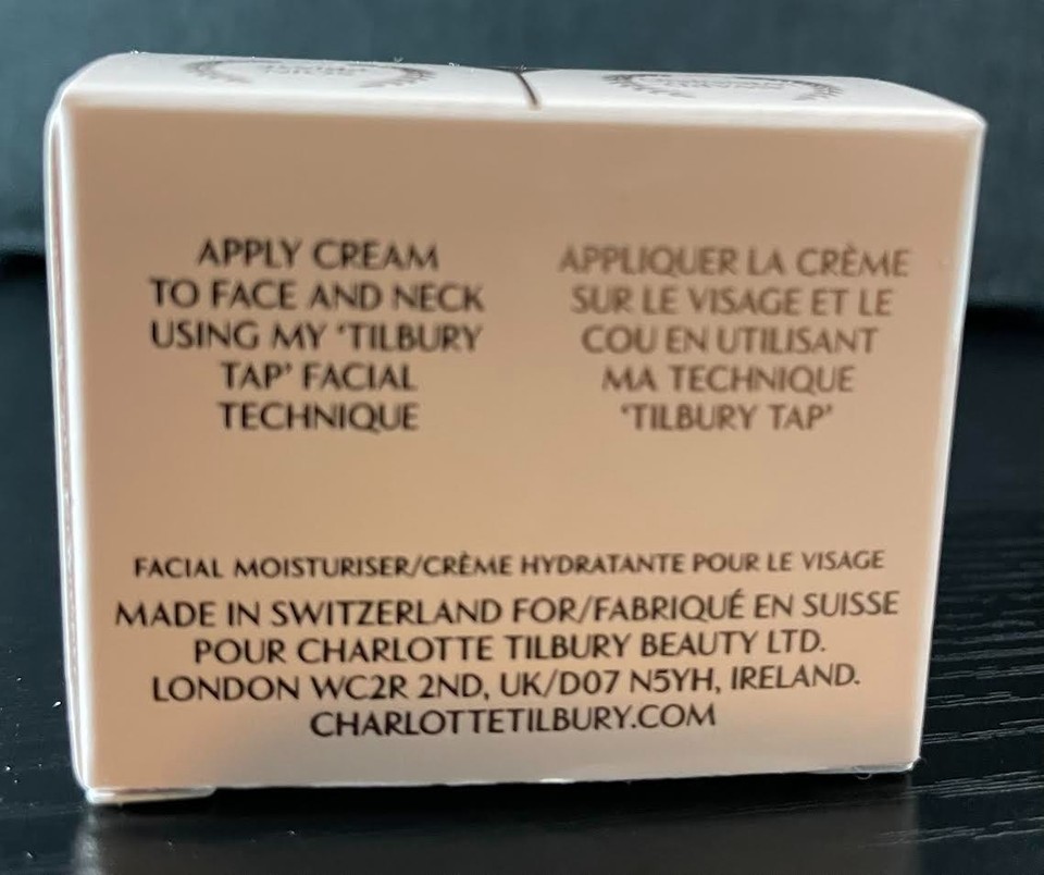 Charlotte Tilbury Magic Cream Instant Turnaround MOISTURIZER .5 oz New ...