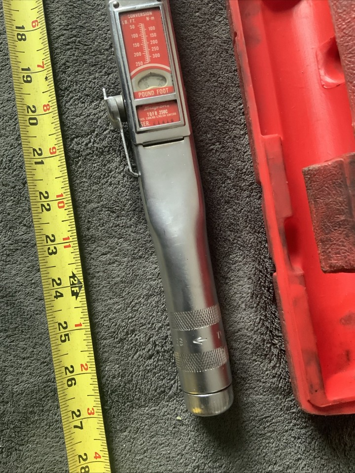 Snap On Tqfr250c. 1/2” Drive Swivel Head Torque Wrench, Click Type…see ...