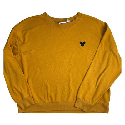Divided H&M Disney Sweatshirt with Mickey Logo Pumpkin Color Size Women ...