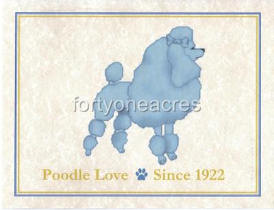 MASCOT Series - Sigma Gamma Rho Print - Poodle Love v3 | eBay