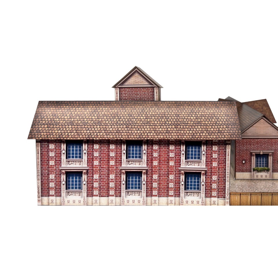 N Scale Building Kit Scale Train Station Model Kit, Fits Micro-trains ...