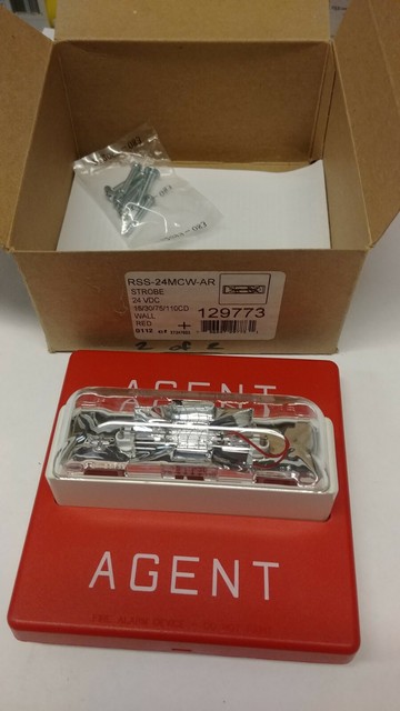 Rss-24mcw-ar Cooper Wheelock Alarm Strobe Light 24v DC for sale online ...
