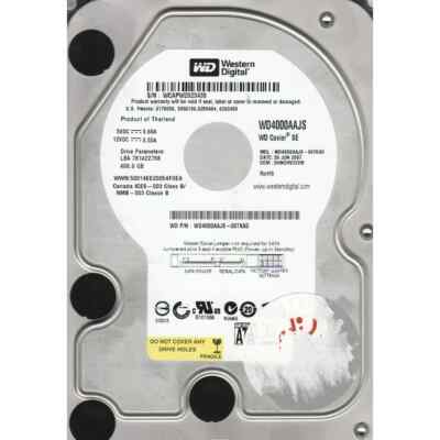 Western Digital WD4000AAJS 00TKA0 400GB 7200 RPM SATA 6Gb/s 3.5" Hard Drive HDD | eBay