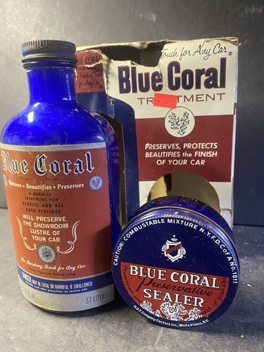 BLUE CORAL DUAL TREATMENT,Liquid glass bottle,Preservative Paste,BX ...