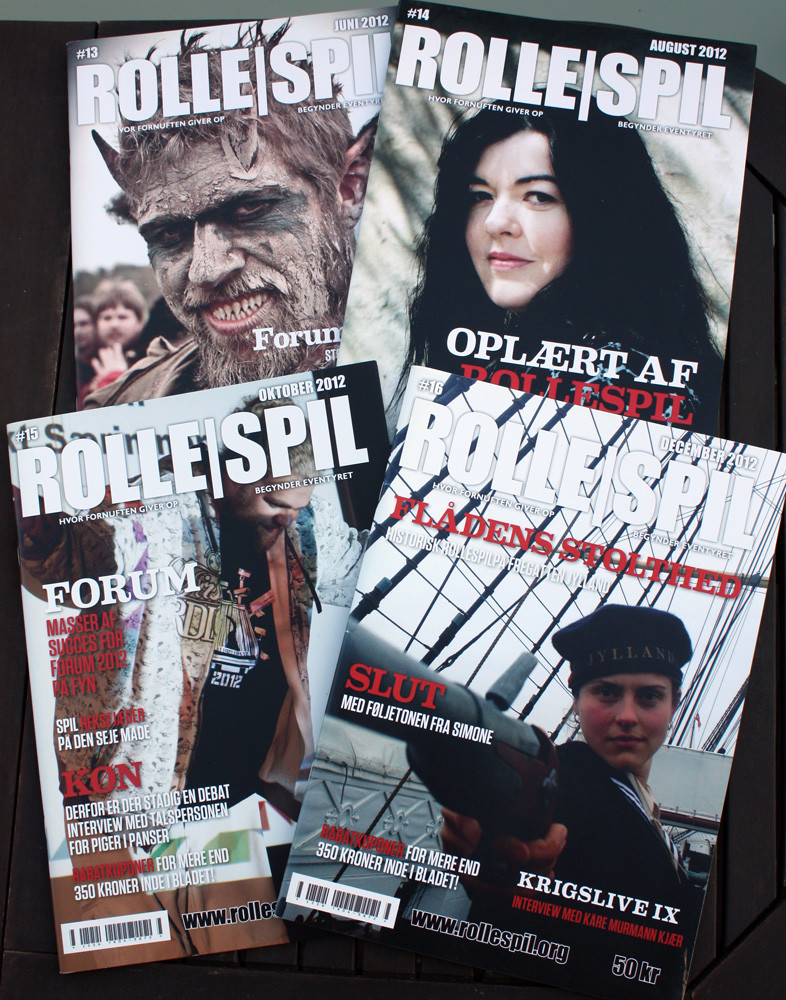 4 x ROLLESPIL #13 #14 #15 #16 - Hvor fornuften giver op - larp ...