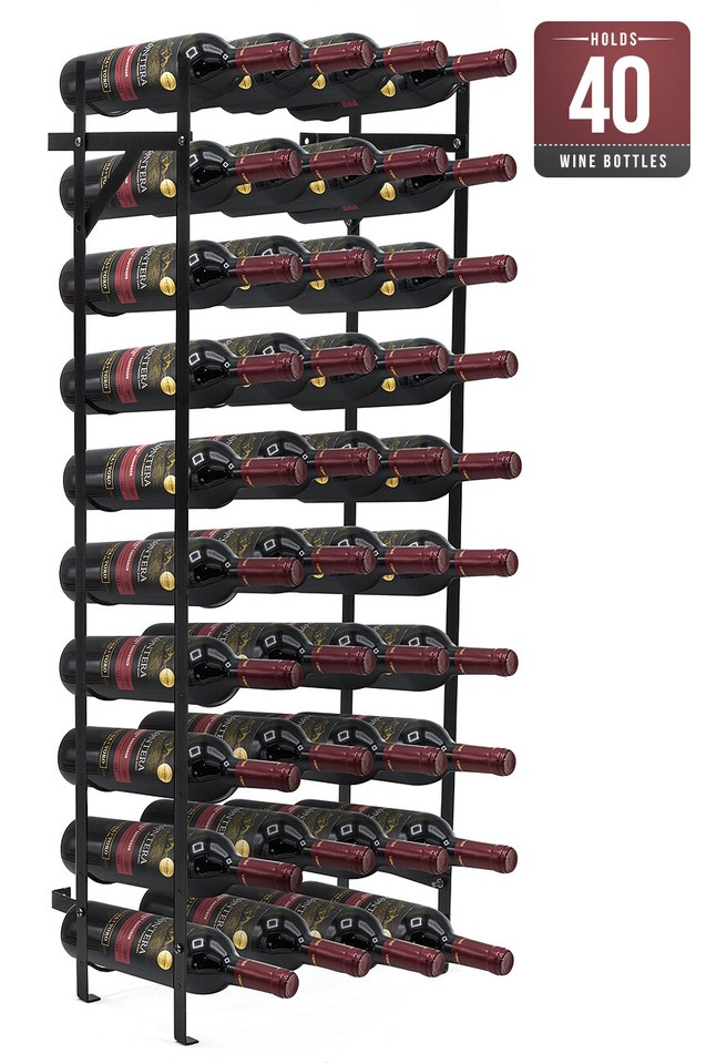 Floor Stand Wine Rack -Upto 150 Bottle Large Capacity Free Standing ...