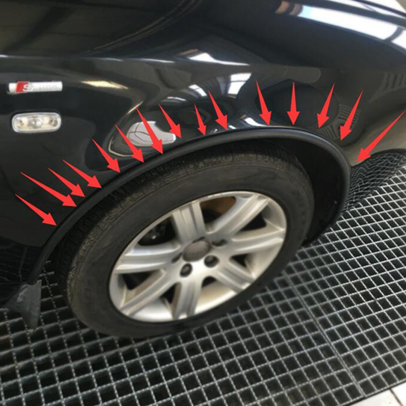 2XCar Mudguard Fenders Wheel Eyebrow Wheel-Arch Pad Extension Protector ...