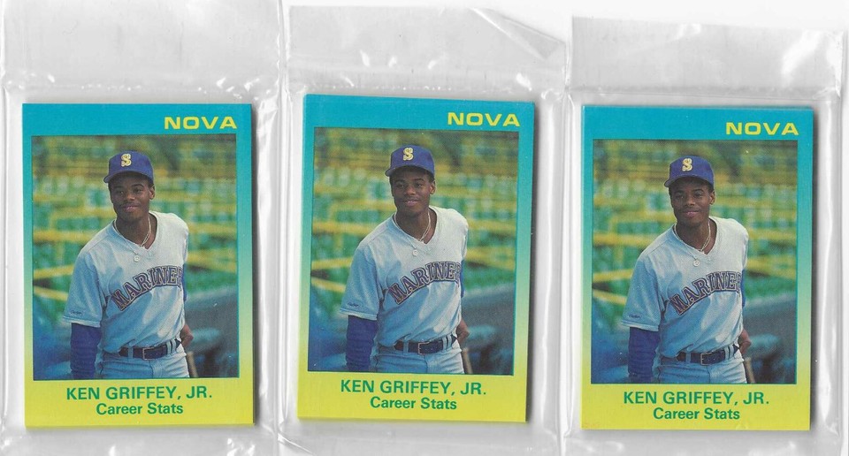 1989 Star Company Ken Griffey Jr. Nova XRC Factory Sealed Set (500 Made ...