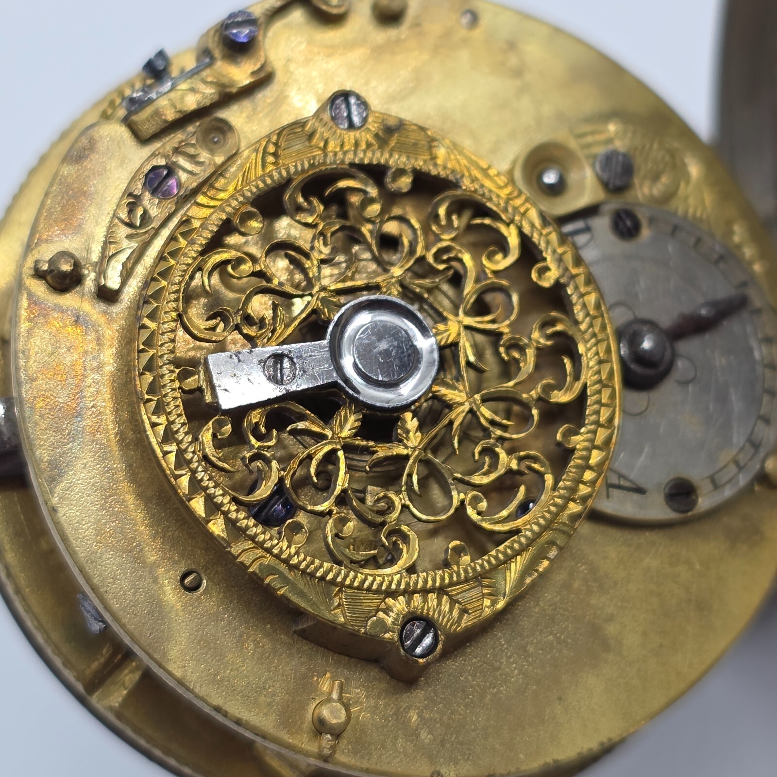16th Century Key Wind Chain Drive Fusee Silver Pocket Watch CLEAN ...