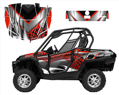 Can am Commander Graphics Decal kit Blingstar Dragonfire Pro Armor ...