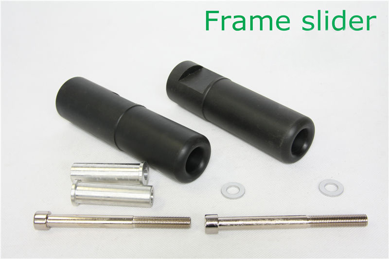No Cut Frame Slider Crash Protector For 2006-2008 2007 Kawasaki ZX14 ...