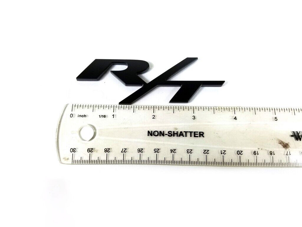 16-21 DODGE CHARGER BLACK R/T EMBLEM NAMEPLATE BADGE DECAL NEW OEM ...