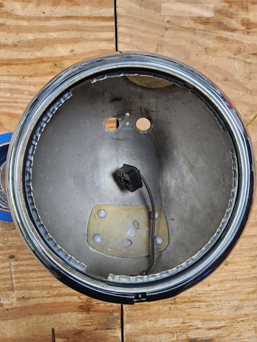 Harley Davidson 7 inch Headlight Bucket Chopper Bobber Shovelhead EVO ...