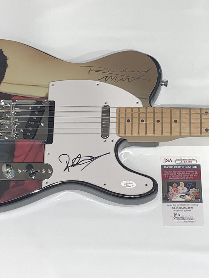 RICHARD MARX SIGNED CUSTOM ELECTRIC GUITAR LEGEND JSA COA | eBay