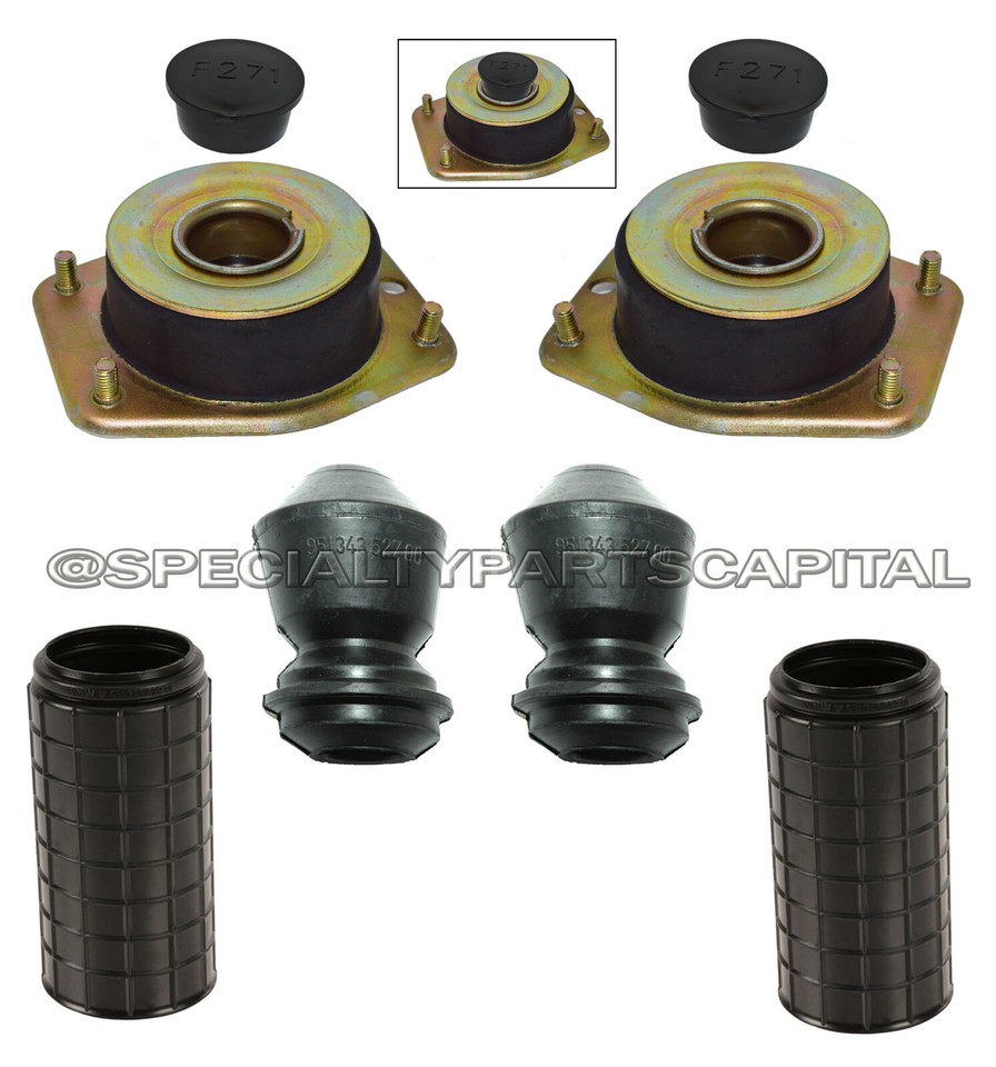 FRONT UPPER STRUT SHOCK MOUNT MOUNTS BUMP STOP SUSPENSION PORSCHE 944 ...