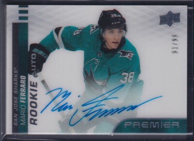 MARIO FERRARO - 2019 Upper Deck Premier Rookie Auto #AR-FE, /99 | eBay
