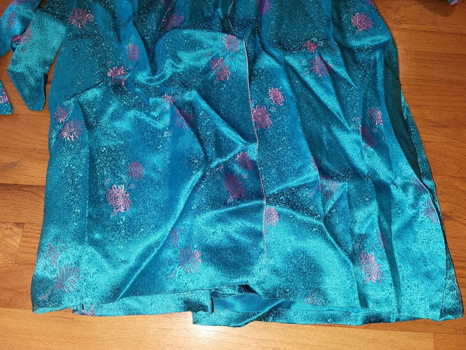 Vintage Chinese Brocade House Robe~1940 Style Silk? … - Gem