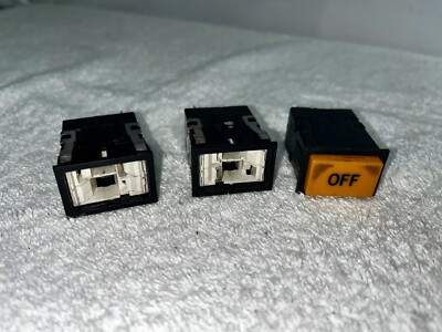 Lot of 3 ITW Licon Momentary Push Button Switch 50-11FBA2BA 8607 30v ...