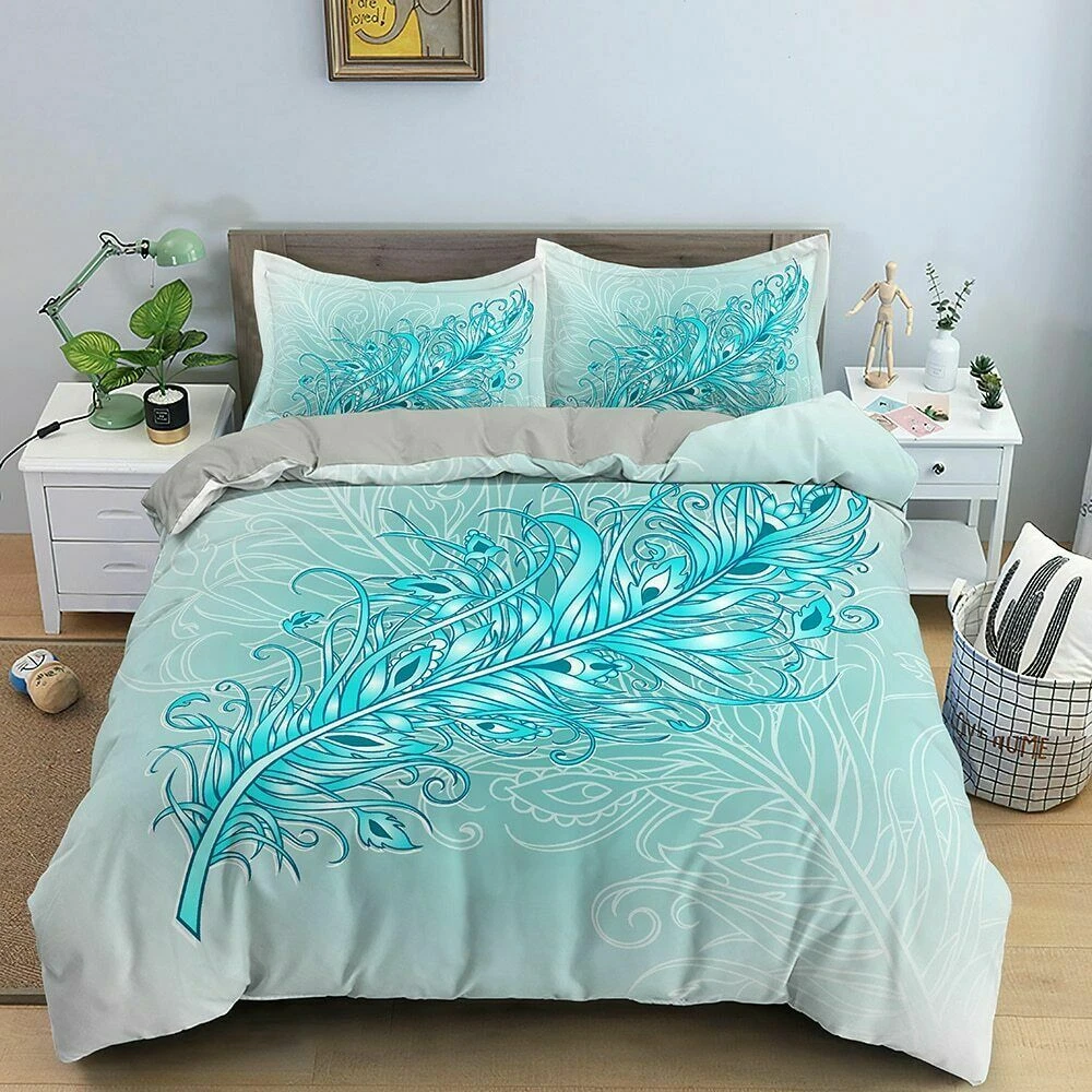 Peacock Feather Comforter