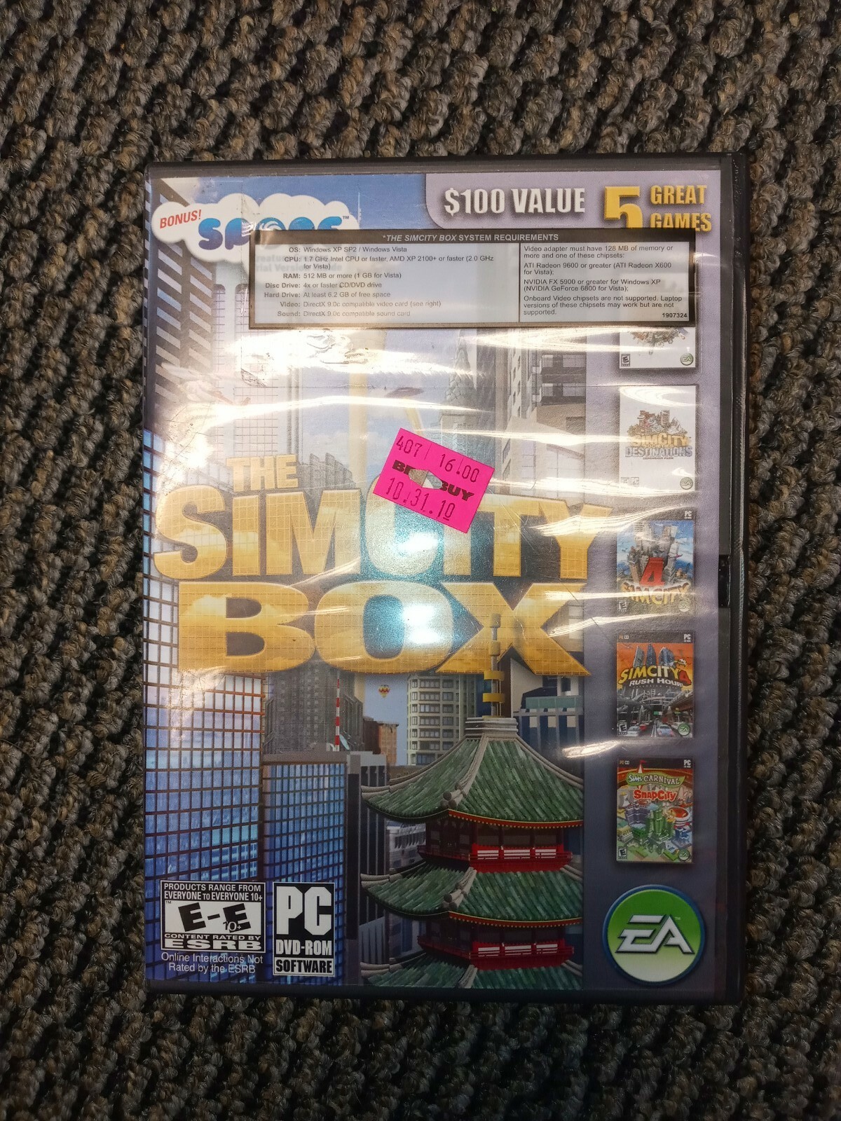 SimCity Box (PC, 2008) 14633190731| eBay