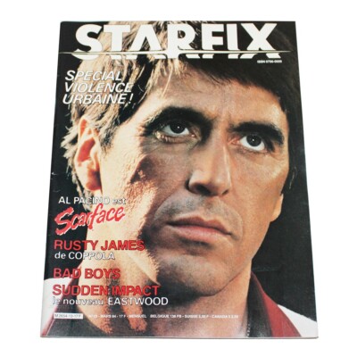 Magazine / revue Starfix / numéro 13 / Al Pacino Scarface / Coppola ...
