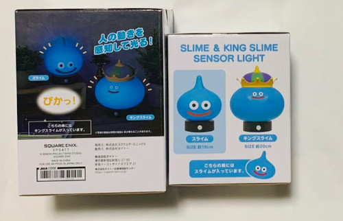 TAITO Dragon Quest Slime & King Slime sensor light Figure set of 2 NEW ...