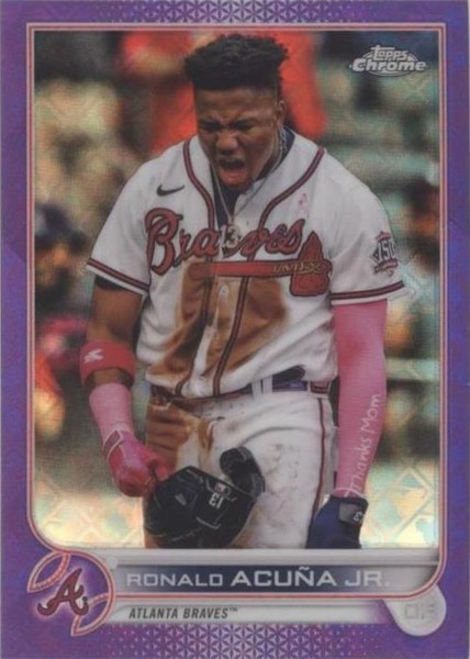 2022 Topps Chrome Logofractor Edition - Purple Refractor #110 Ronald ...