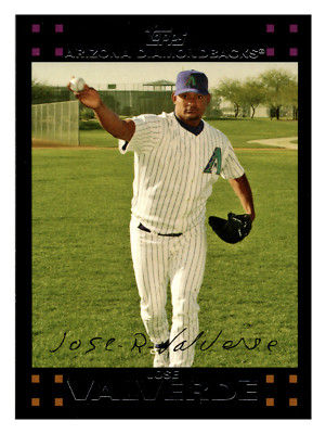 2007 Topps Jose Valverde Arizona Diamondbacks #74 NM-MINT | eBay Australia