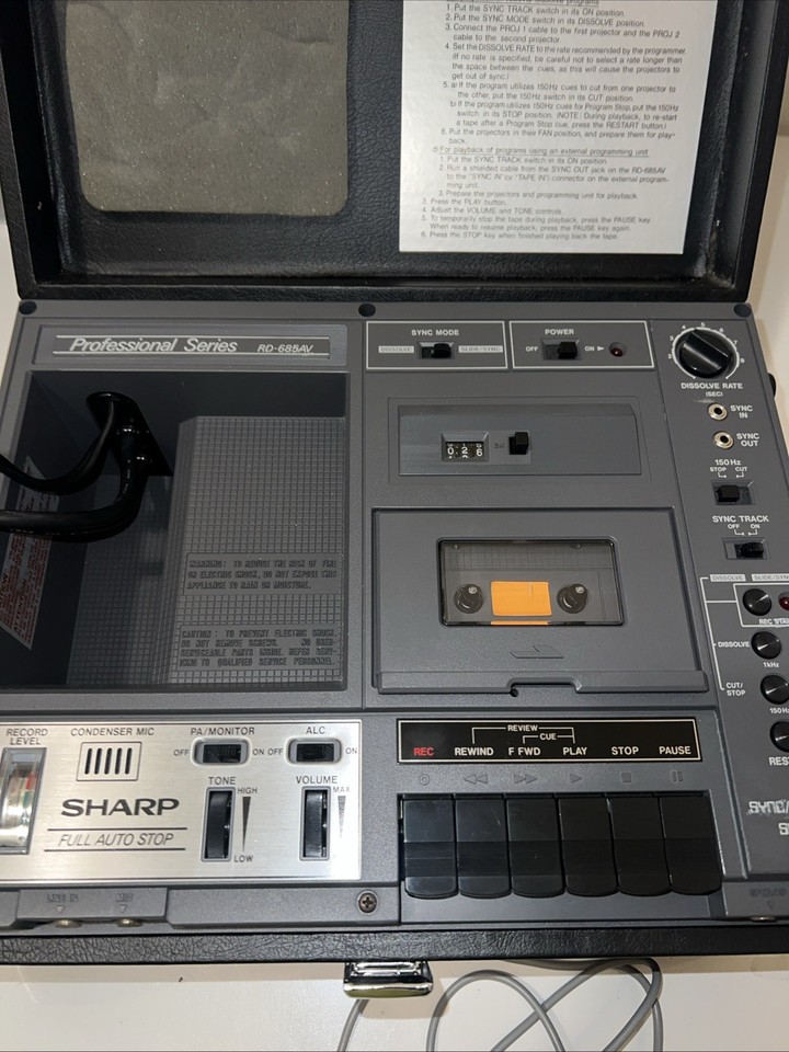 VTG Sharp professional series RD – 685AV Cassette Player /Recorder ...