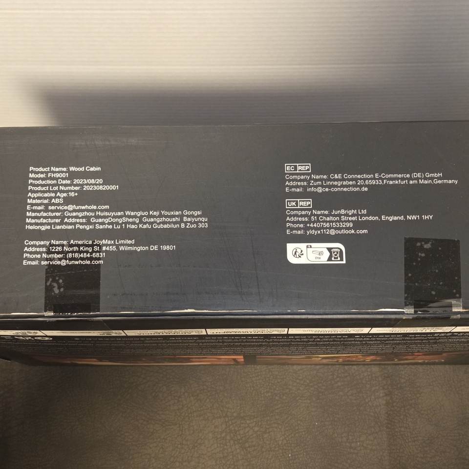 FUNWHOLE Wood Cabin Modular Building Block 2097pcs W/lighting kit Retro ...