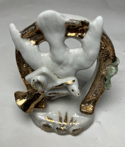 Vintage Porcelain 2” Birthday/Wedding Cake Topper Germany Dove And ...