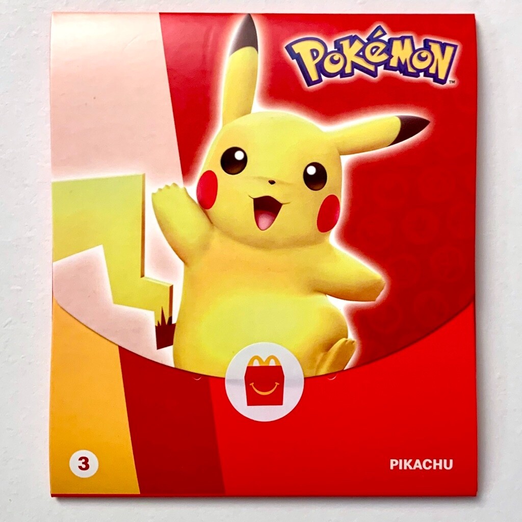 3 Pikachu | booster Combat Express 2022 | McDonald's Pokémon Happy Meal ...